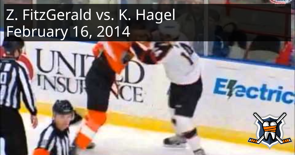 Zack FitzGerald vs. Kyle Hagel, February 16, 2014 - Lehigh Valley ...