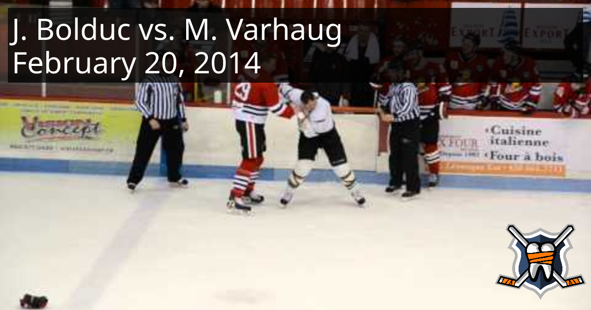 Jean-Michel Bolduc vs. Mike Varhaug, February 20, 2014 - Marquis de ...