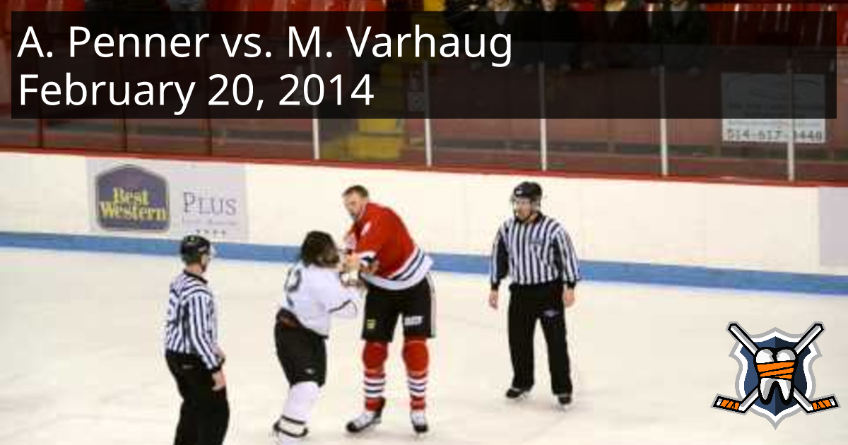 Alex Penner vs. Mike Varhaug, February 20, 2014 - Marquis de Jonquière ...