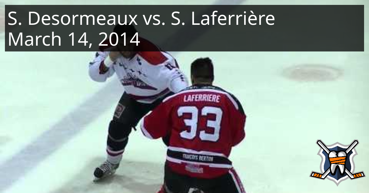 Simon Desormeaux vs. Sébastien Laferrière, March 14, 2014 - Cornwall ...