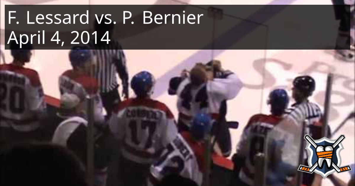 Francis Lessard vs. Patrick Bernier, April 4, 2014 - Cornwall River ...