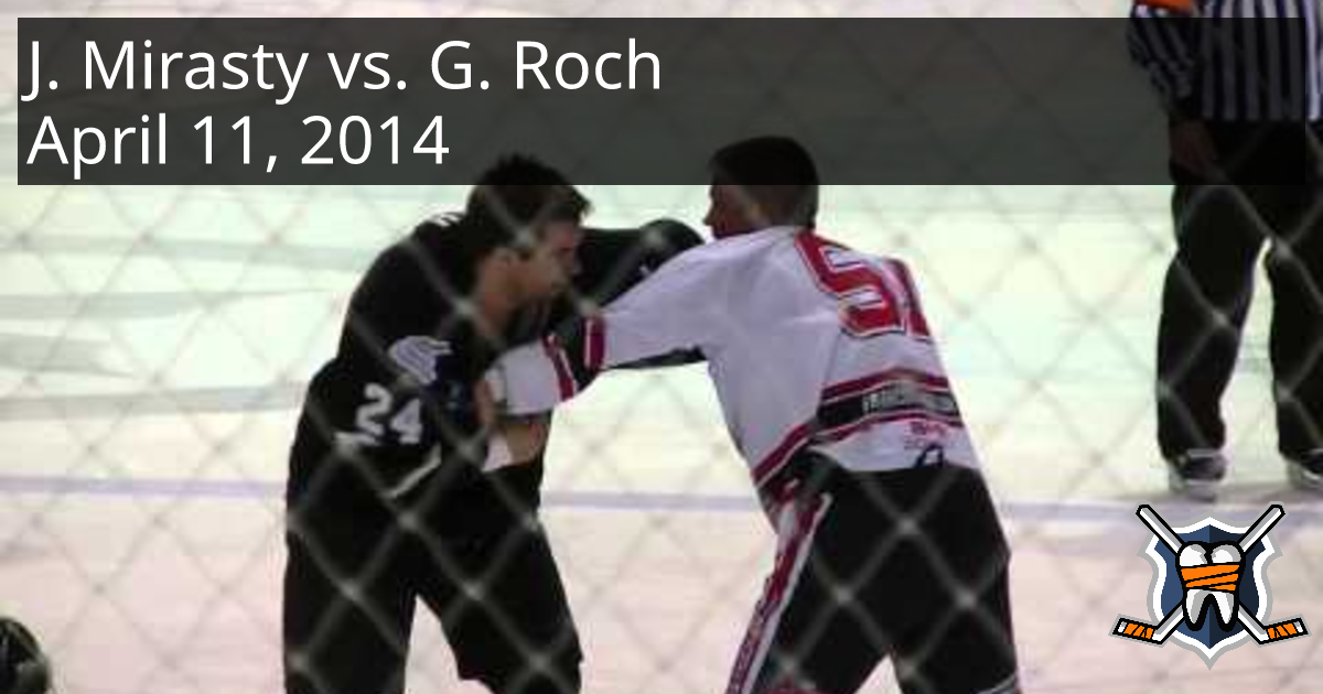 Jon Mirasty vs. Gaby Roch, April 11, 2014 - Éperviers de Sorel-Tracy vs ...