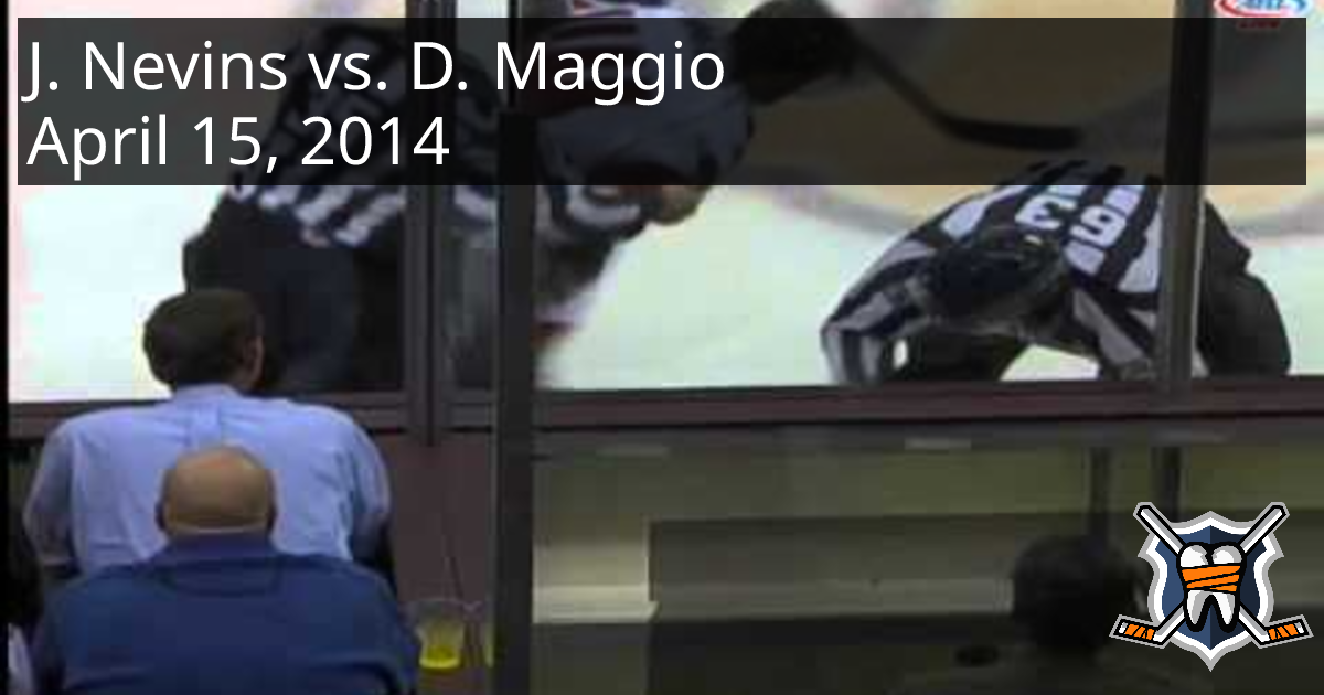 Jack Nevins vs. Daniel Maggio, April 15, 2014 - Hamilton Bulldogs vs ...