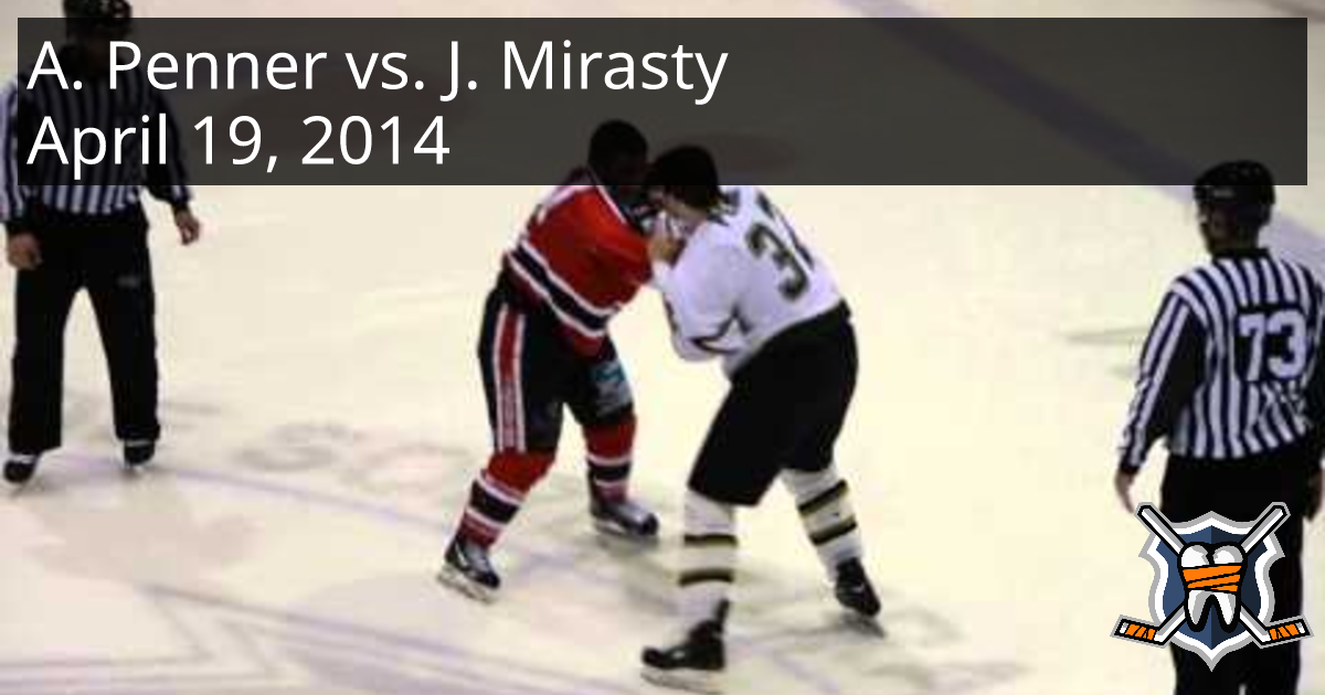 Alex Penner vs. Jon Mirasty, April 19, 2014 - Marquis de Jonquière vs ...