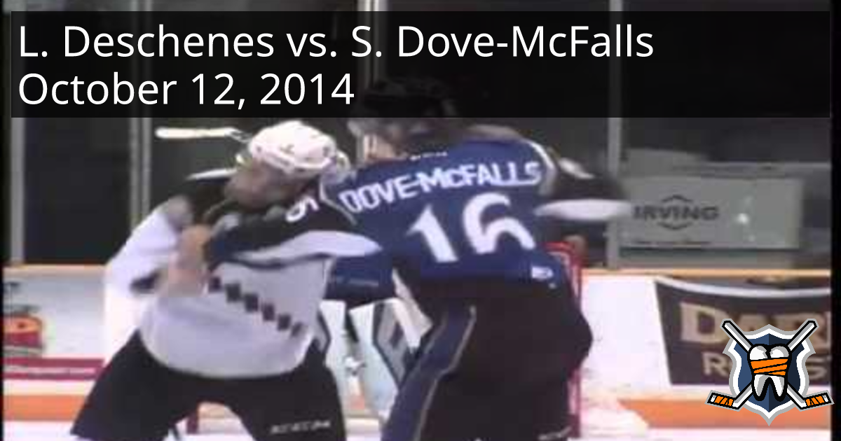 Luc Deschenes vs. Samuel Dove-McFalls, October 12, 2014 - Charlottetown ...