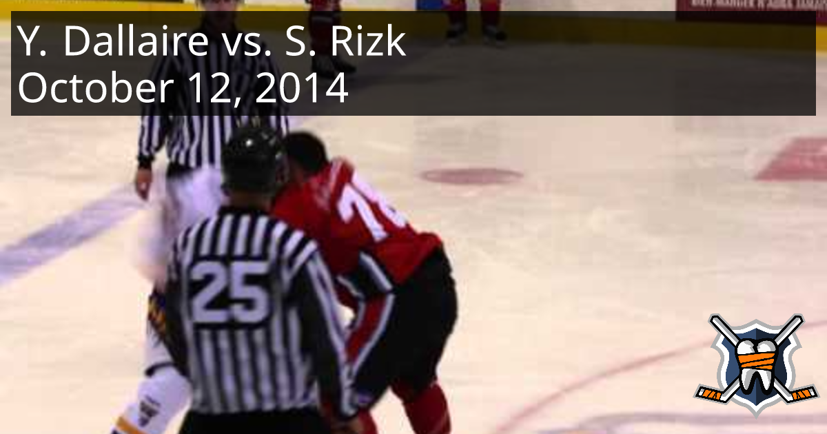 Yannick Dallaire vs. Simon Rizk, October 12, 2014 - COOL-FM de Saint ...