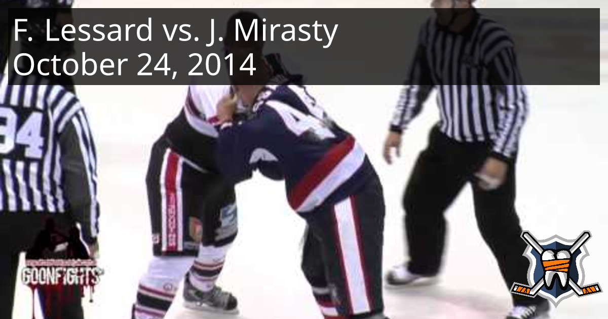 Francis Lessard vs. Jon Mirasty, October 24, 2014 - Cornwall River ...