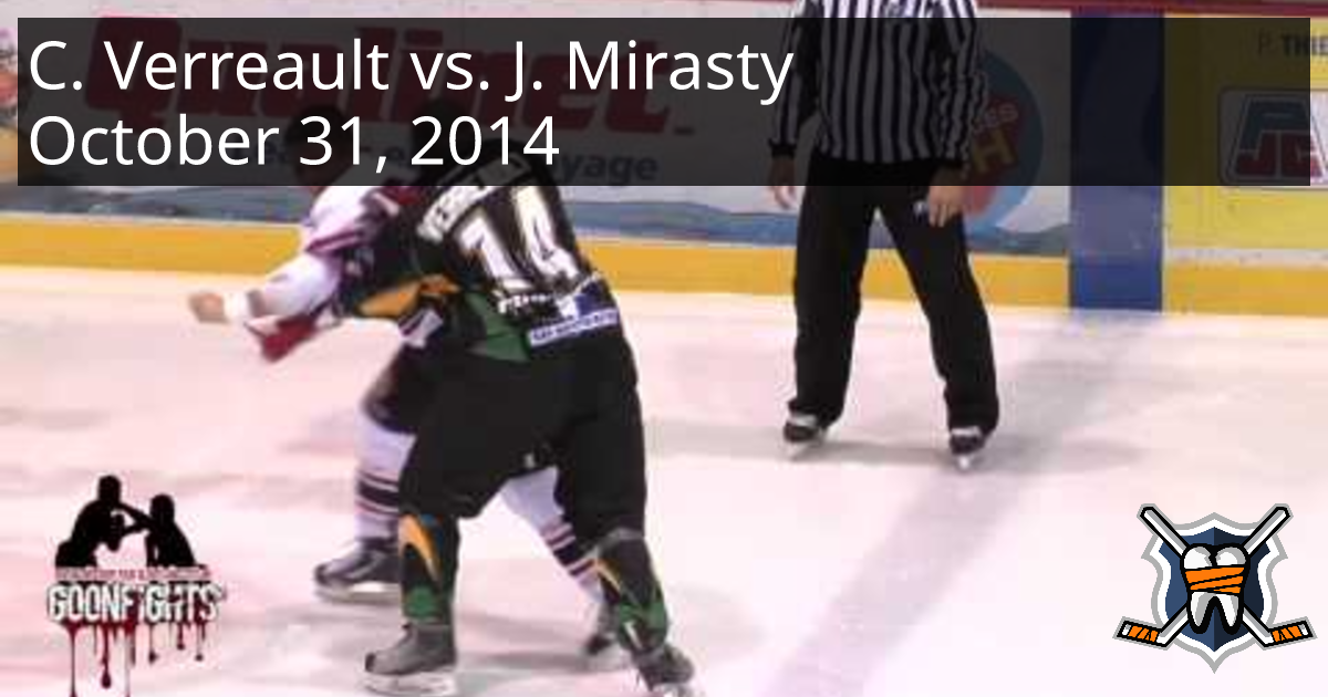 Cedric Verreault vs. Jon Mirasty, October 31, 2014 - 3L de Rivière-du ...