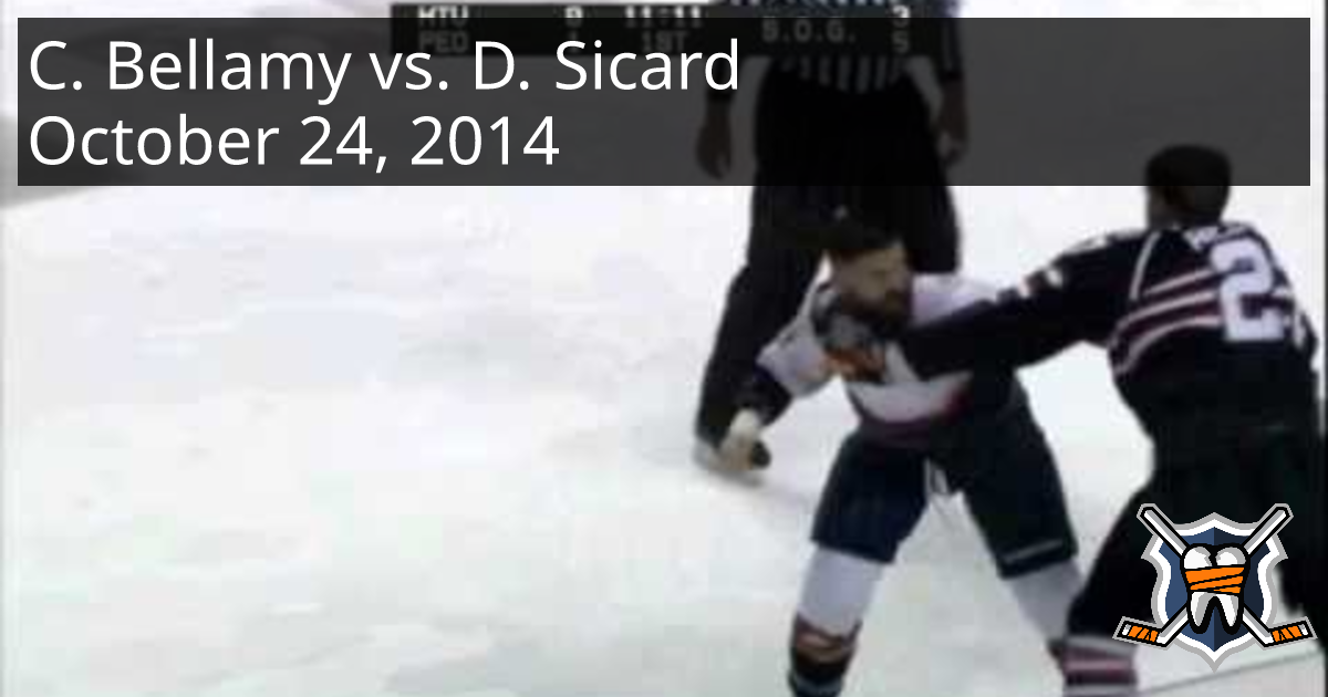Corey Bellamy vs. Dennis Sicard, October 24, 2014 - Huntsville Havoc vs ...