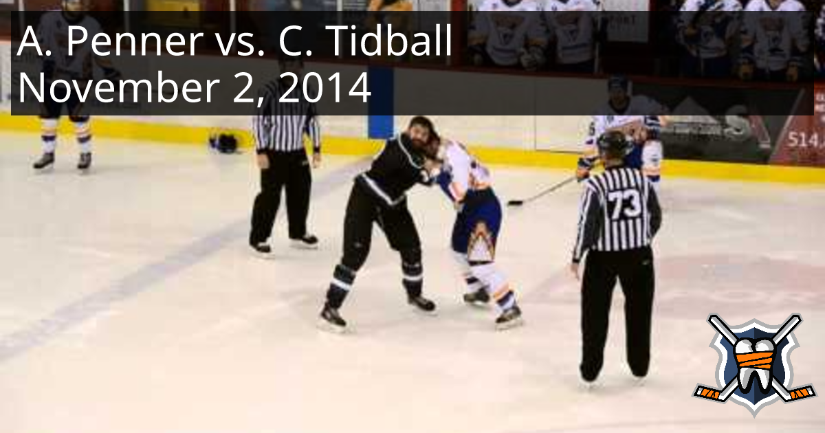 Alex Penner vs. Curtis Tidball, November 2, 2014 - Marquis de Jonquière ...
