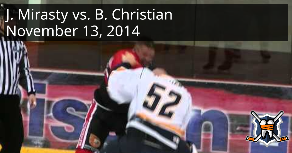 Jon Mirasty vs. Brandon Christian, November 13, 2014 - Éperviers de ...