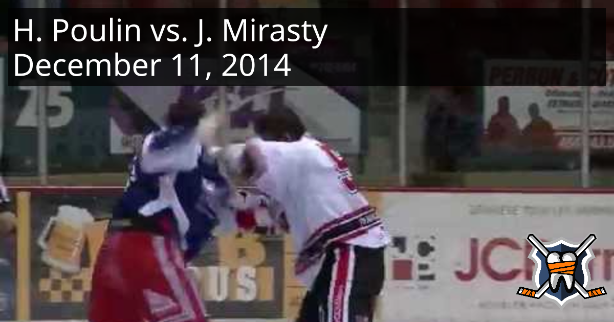 Hubert Poulin vs. Jon Mirasty, December 11, 2014 - Blizzard Cloutier ...