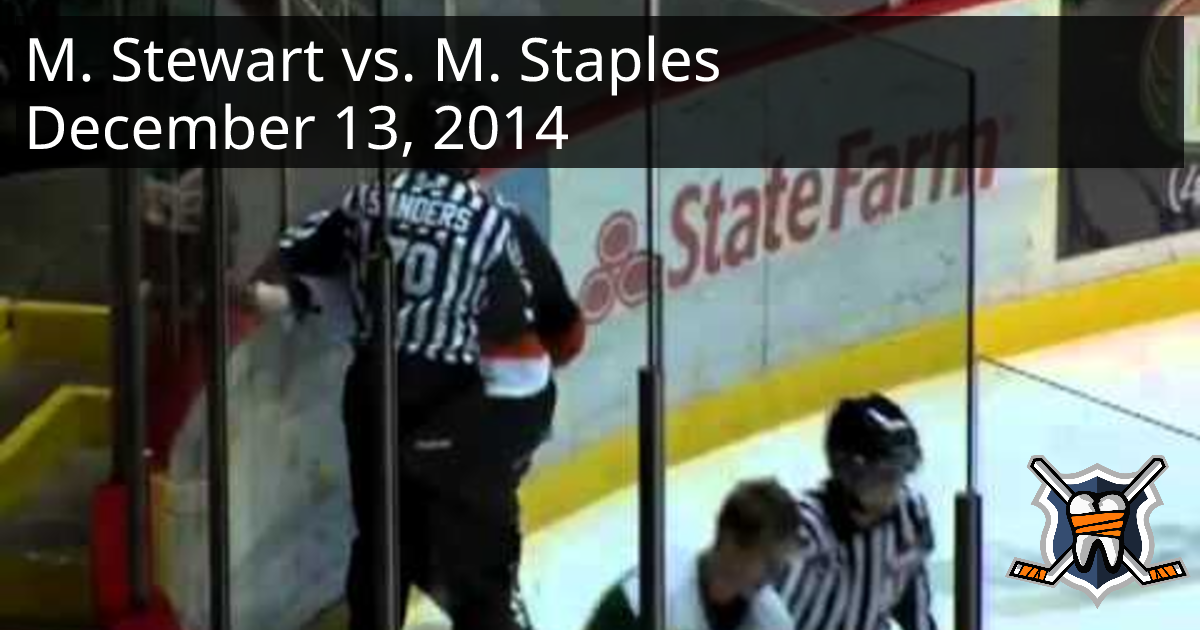 Mackenze Stewart vs. Matt Staples, December 13, 2014 - Prince Albert ...