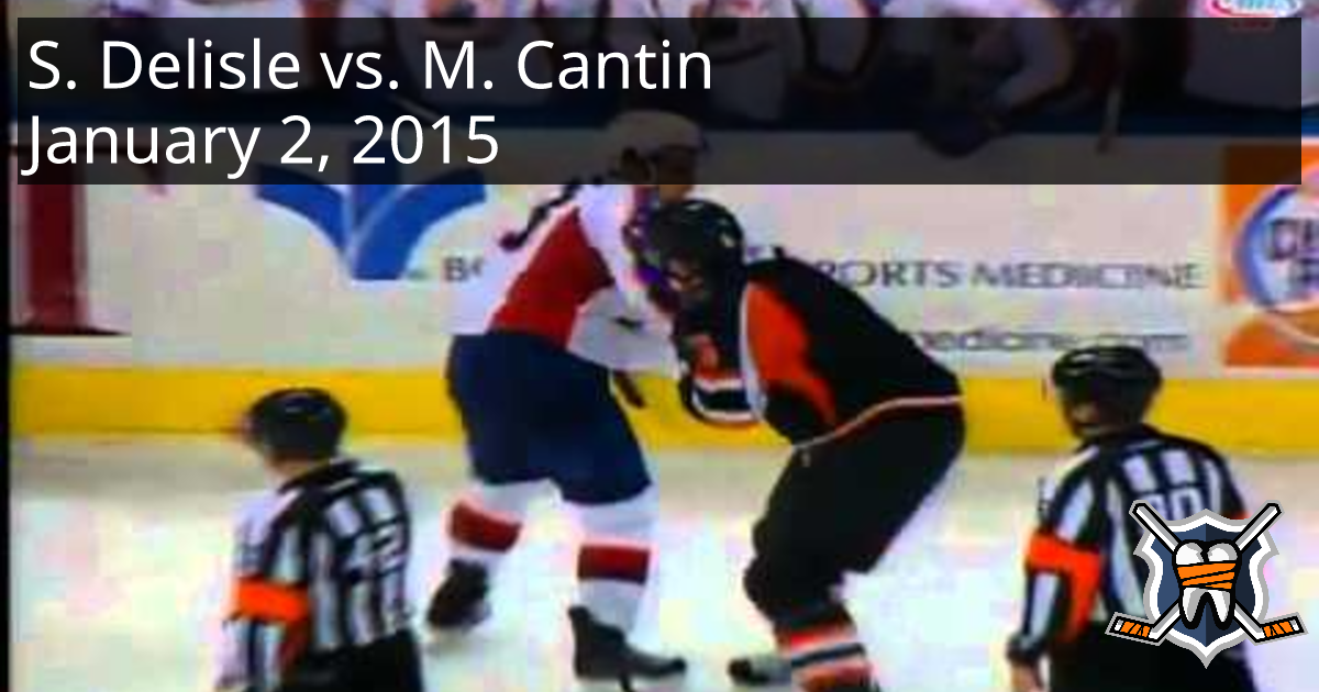 Steven Delisle vs. Marc Cantin, January 2, 2015 - Lehigh Valley ...