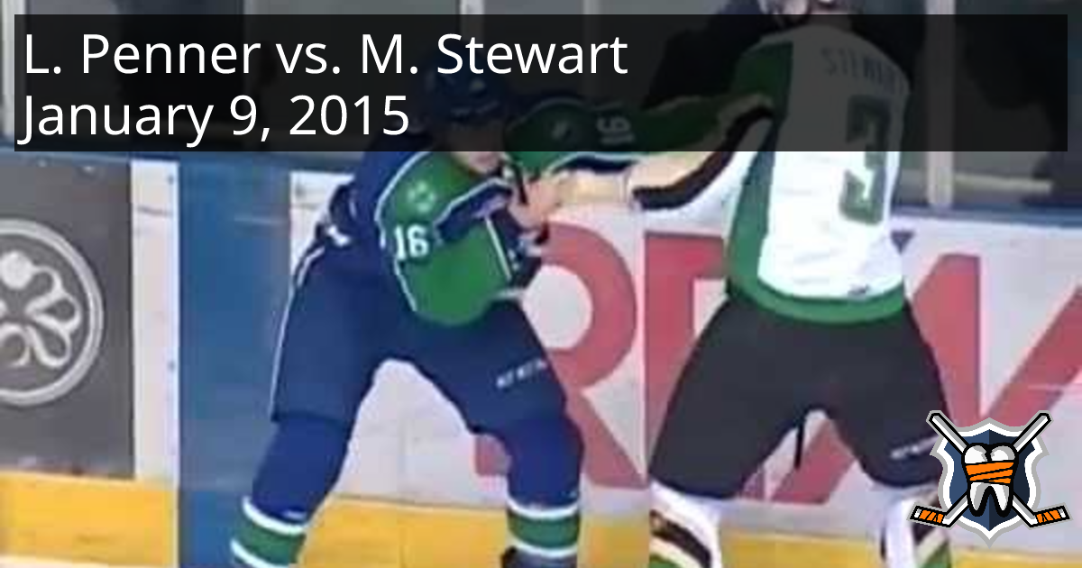 Linden Penner vs. Mackenze Stewart, January 9, 2015 - Swift Current ...