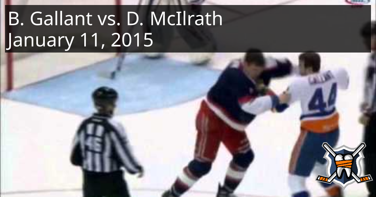 Brett Gallant vs. Dylan McIlrath, January 11, 2015 - Bridgeport Sound ...
