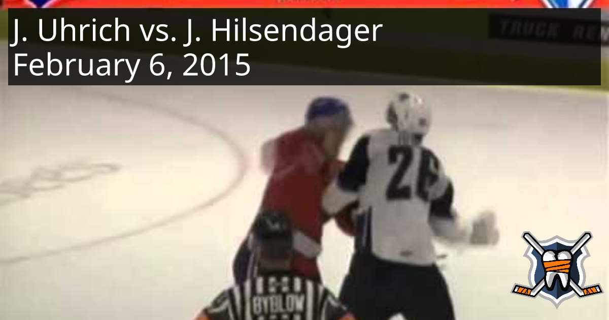 Josh Uhrich vs. James Hilsendager, February 6, 2015 - Saskatoon Blades ...