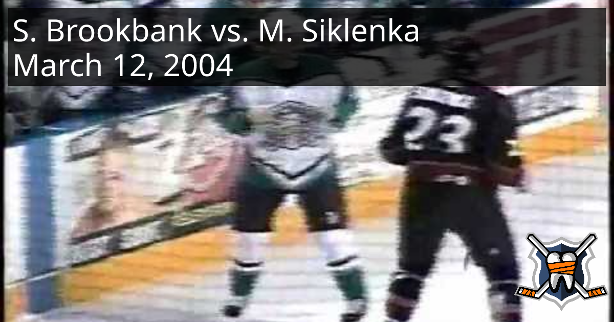Sheldon Brookbank vs. Mike Siklenka, March 12, 2004 - Cincinnati Mighty ...