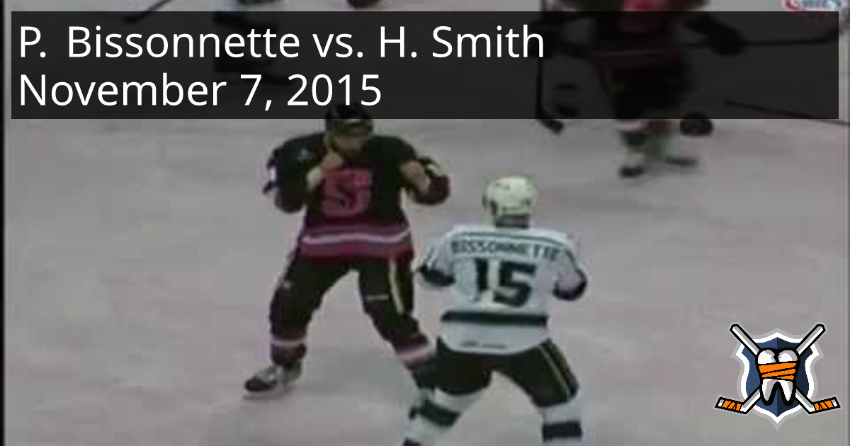 Paul Bissonnette vs. Hunter Smith, November 7, 2015 - Ontario Reign vs ...