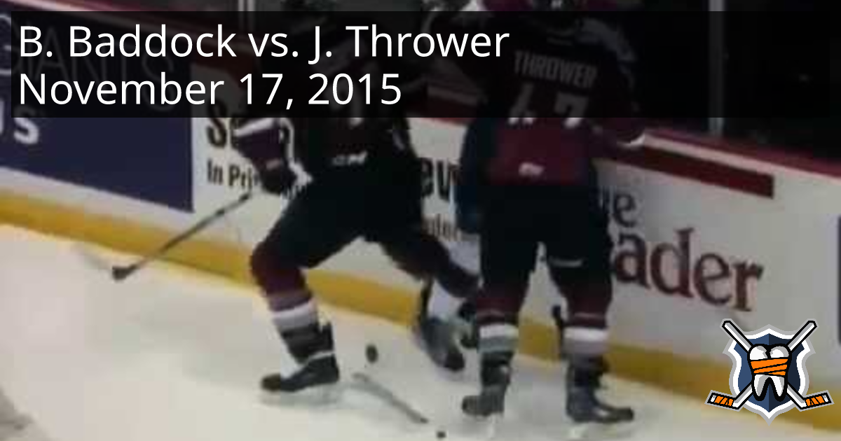Brandon Baddock vs. Josh Thrower, November 17, 2015 - Edmonton Oil ...