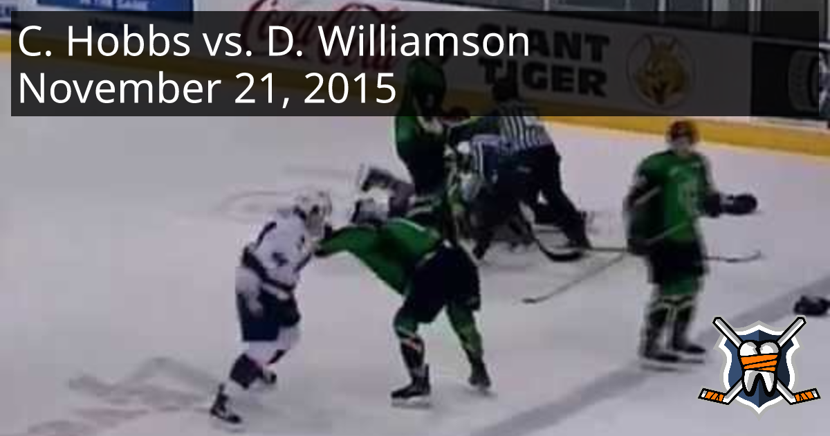 Connor Hobbs vs. Dylan Williamson, November 21, 2015 - Regina Pats vs ...