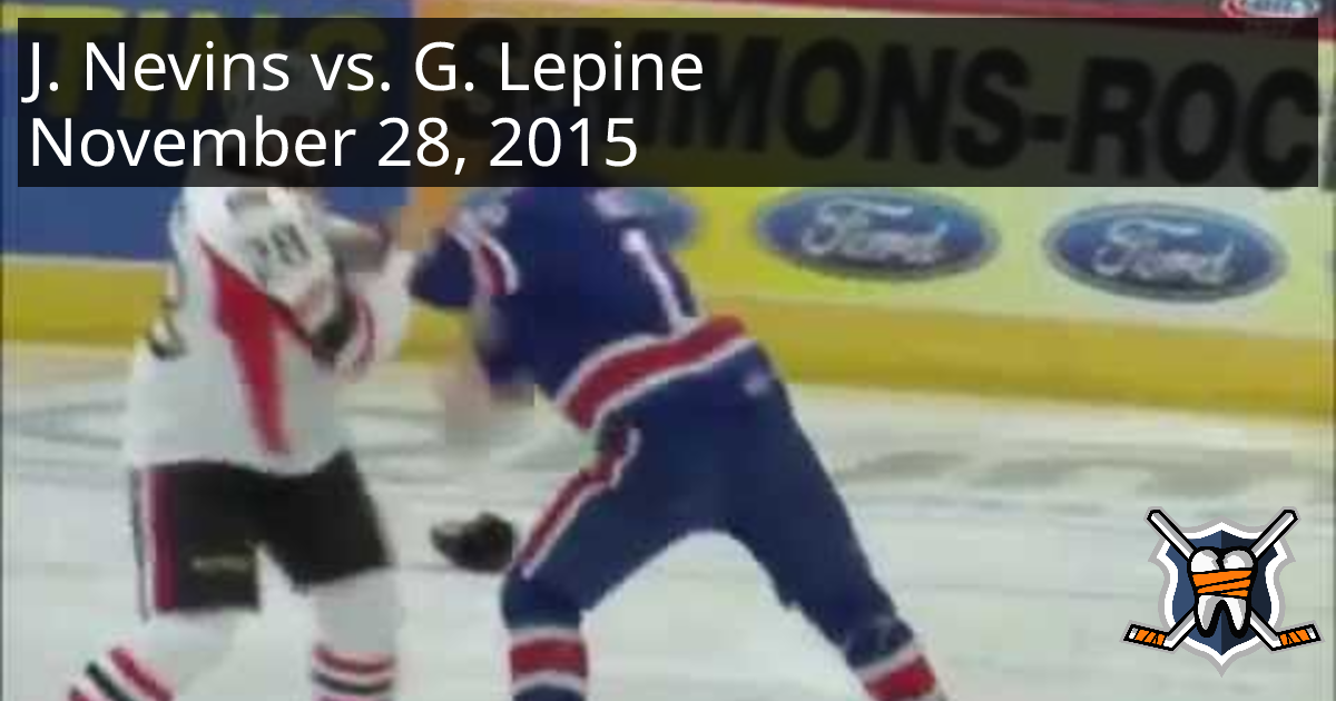 Jack Nevins vs. Guillaume Lepine, November 28, 2015 - Rochester ...