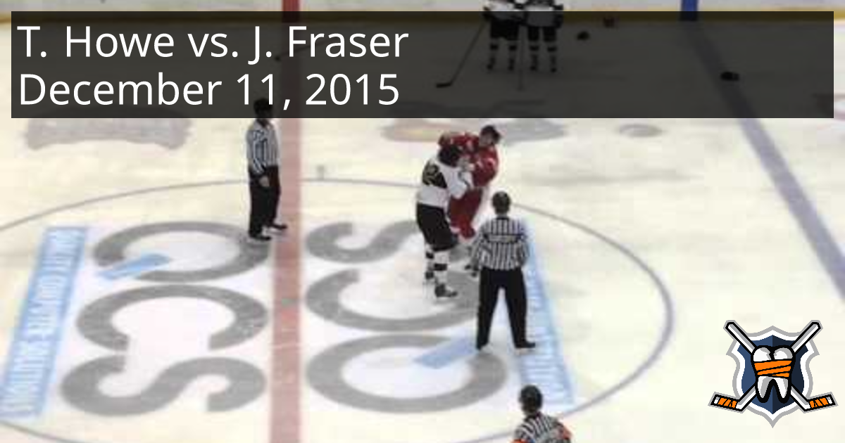 Travis Howe vs. Julian Fraser, December 11, 2015 - Berlin River Drivers ...