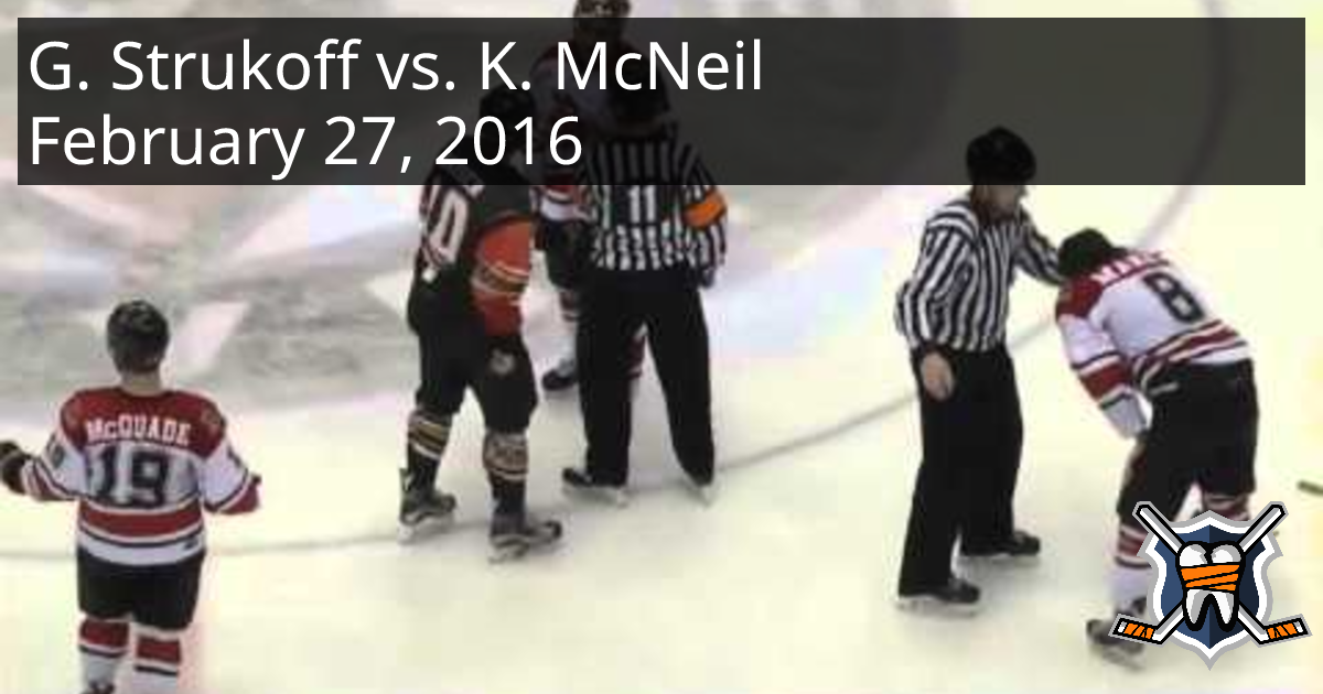 Graeme Strukoff vs. Kyle McNeil, February 27, 2016 - Fayetteville ...