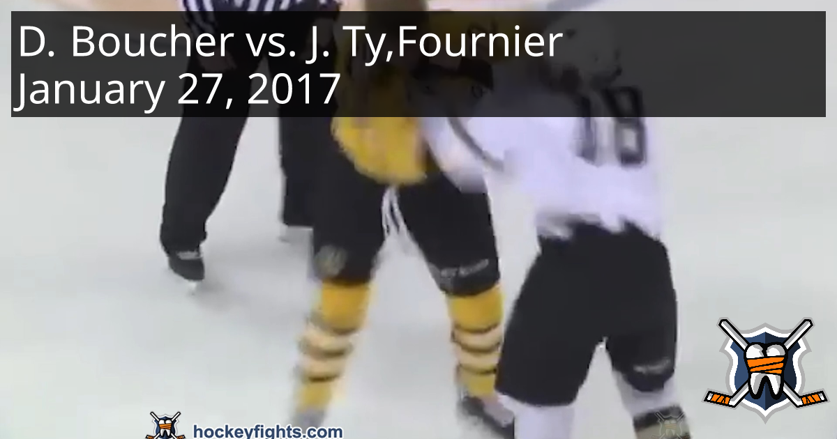 Dillon Boucher vs. Jordan Ty Fournier, January 27, 2017 - Charlottetown ...