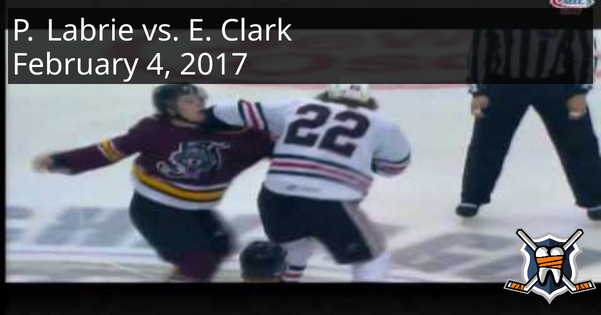 Pierre-Cedric Labrie vs. Emerson Clark, February 4, 2017 - Rockford ...