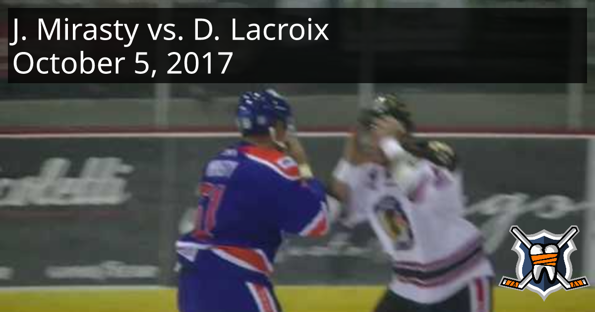 Jon Mirasty vs. David Lacroix, October 5, 2017 - Trois-Rivières ...