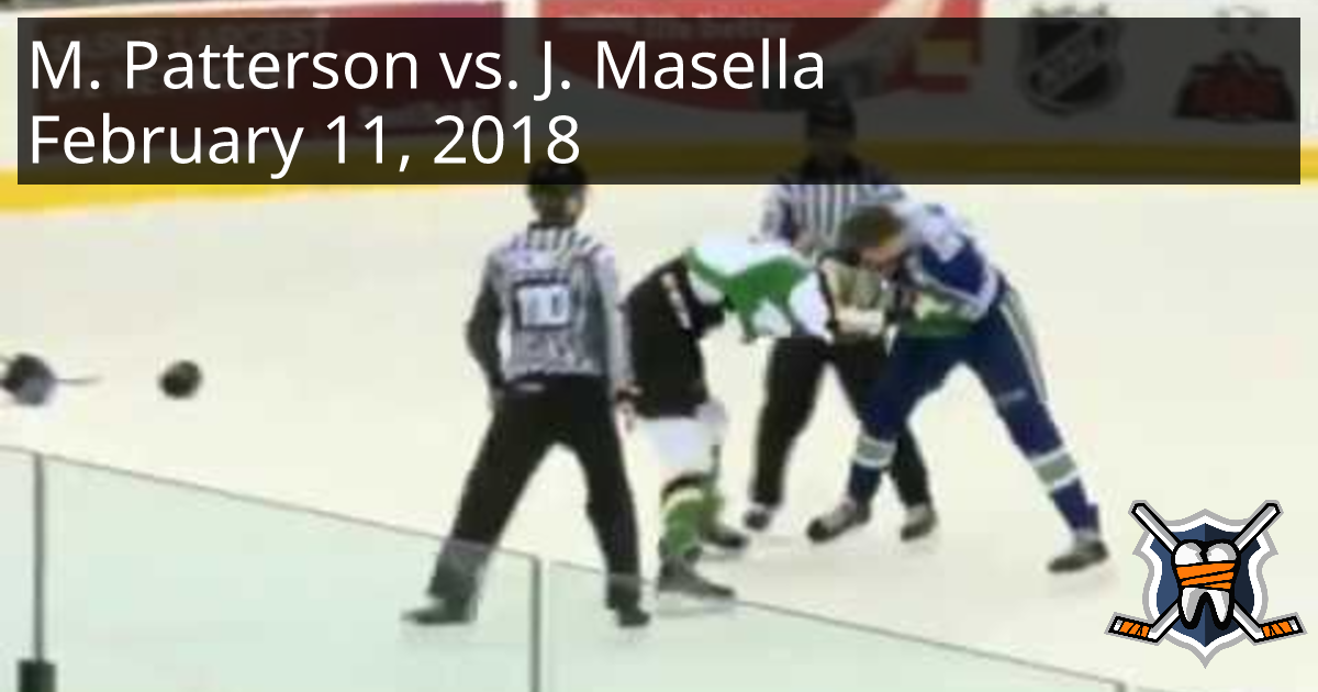 Max Patterson vs. Jeremy Masella, February 11, 2018 - Swift Current ...