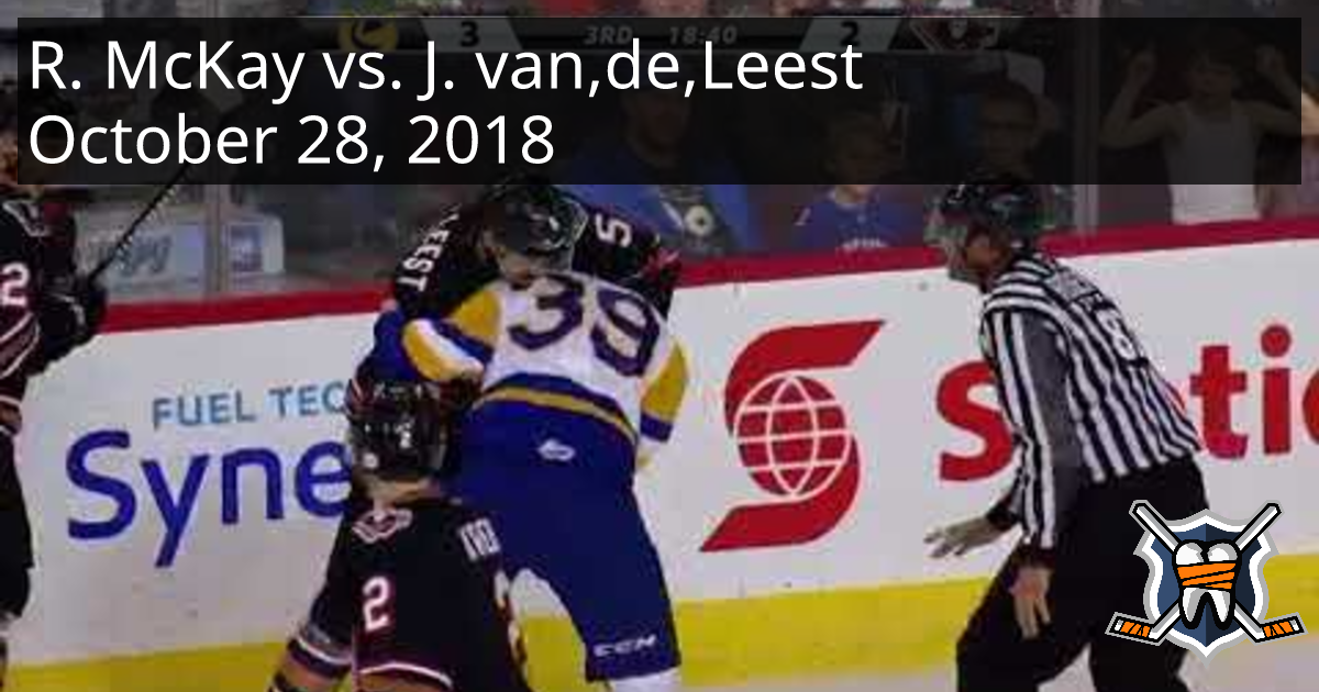 Riley McKay vs. Jackson van de Leest, October 28, 2018 - Saskatoon ...