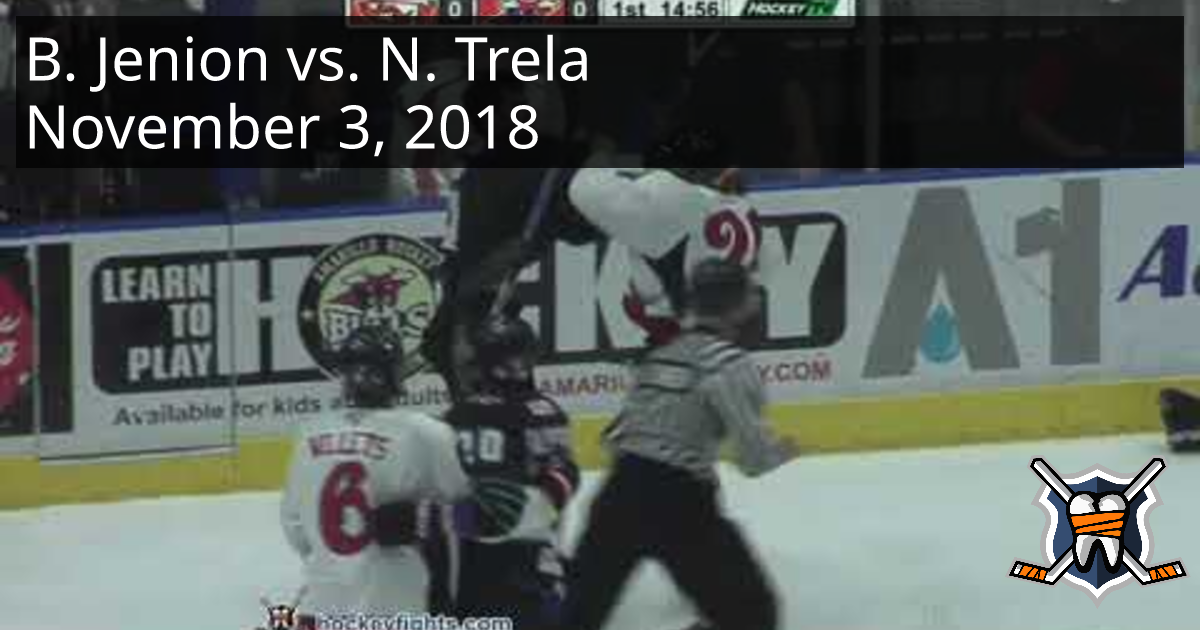 Bradley Jenion vs. Nick Trela, November 3, 2018 - Shreveport Mudbugs vs ...