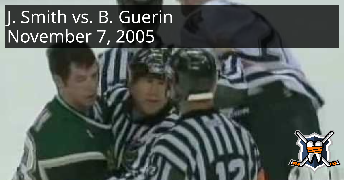 Jason Smith vs. Bill Guerin, November 7, 2005 - Edmonton Oilers vs ...