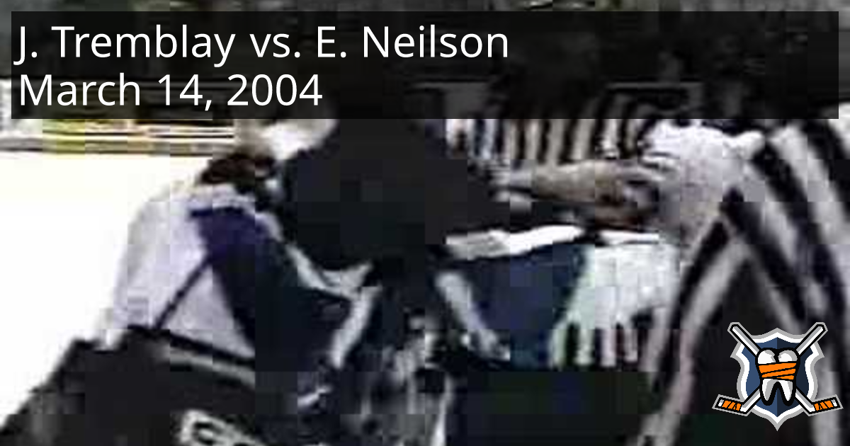 Jonathan Tremblay vs. Eric Neilson, March 14, 2004 - Acadie-Bathurst ...
