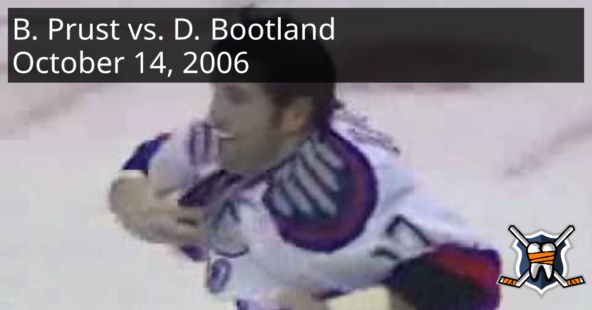 Brandon Prust vs. Darryl Bootland, October 14, 2006 - Omaha Ak-Sar-Ben ...
