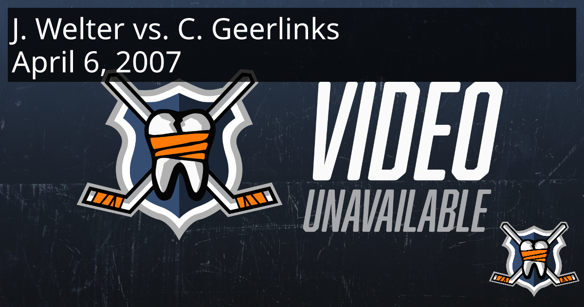 Josh Welter vs. Craig Geerlinks, April 6, 2007 - Fayetteville FireAntz ...