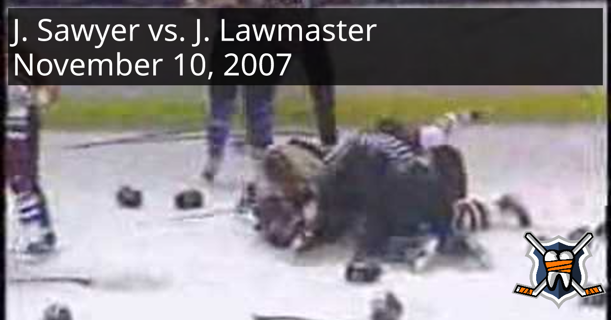 Justin Sawyer vs. Jason Lawmaster, November 10, 2007 - Oklahoma City ...