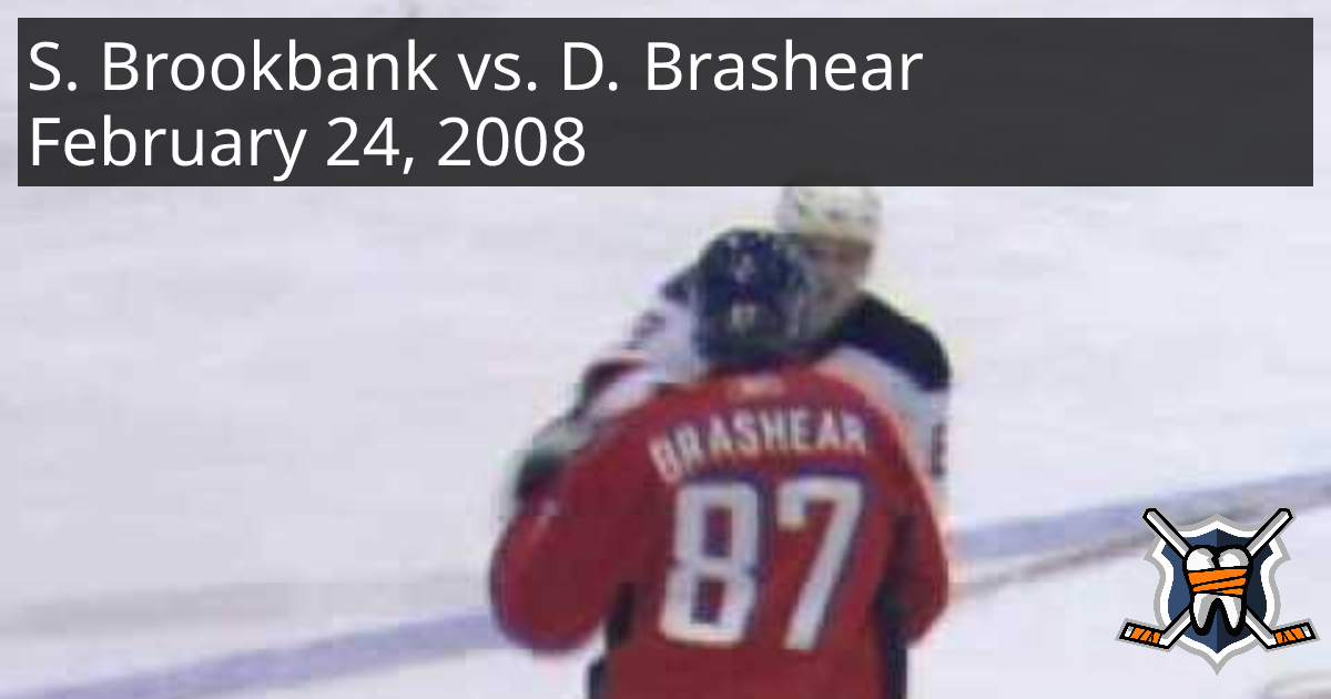 Sheldon Brookbank vs. Donald Brashear, February 24, 2008 - New Jersey ...