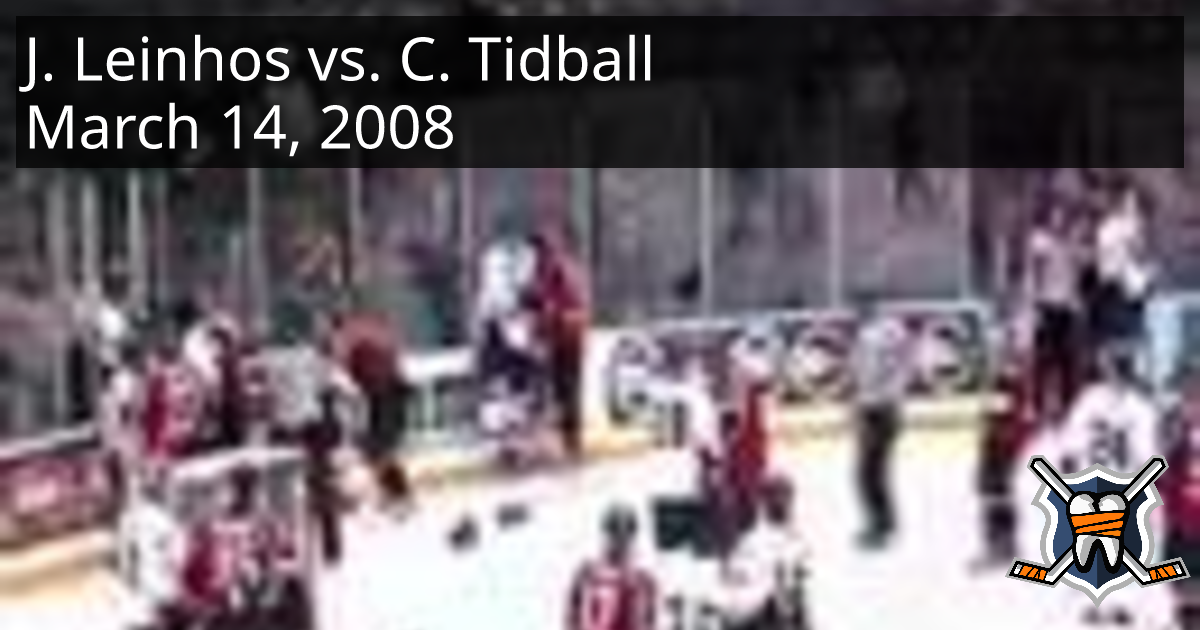 Jamie Leinhos vs. Curtis Tidball, March 14, 2008 - Chiefs de Saint ...