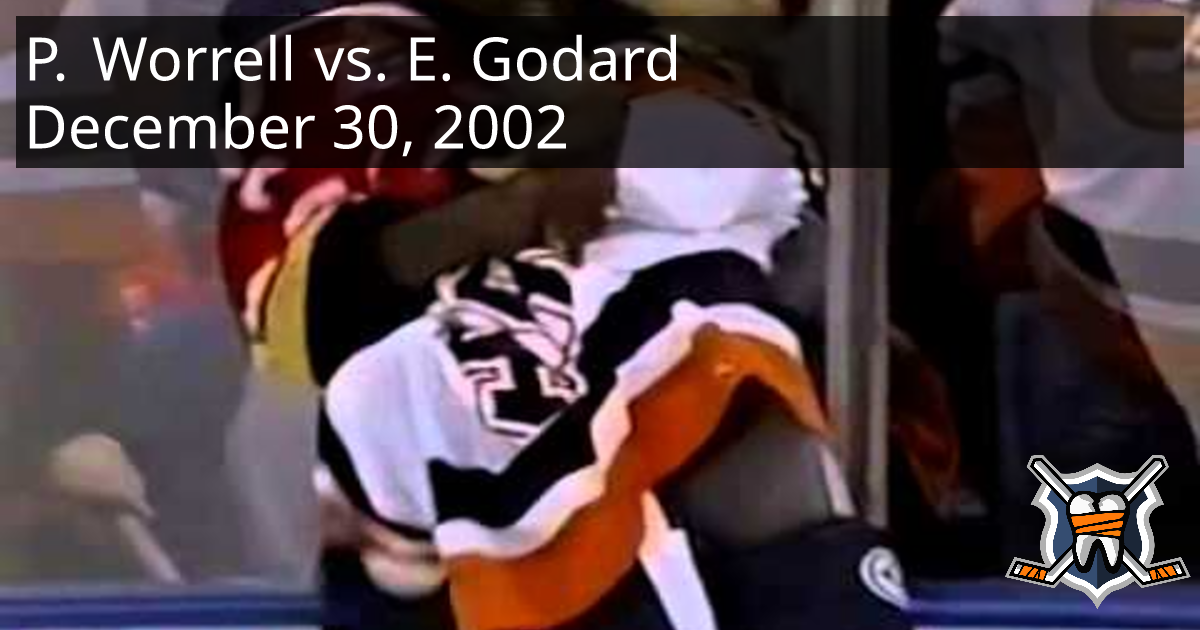 Peter Worrell vs. Eric Godard, December 30, 2002 - Florida Panthers vs ...