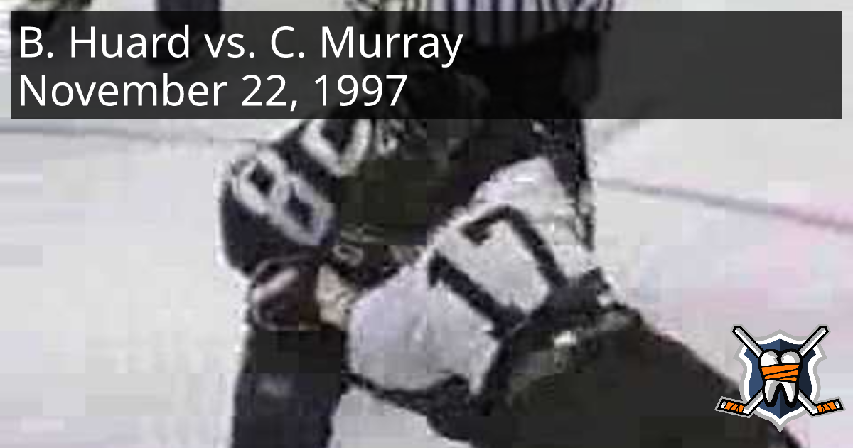 Bill Huard vs. Chris Murray, November 22, 1997 - Edmonton Oilers vs ...