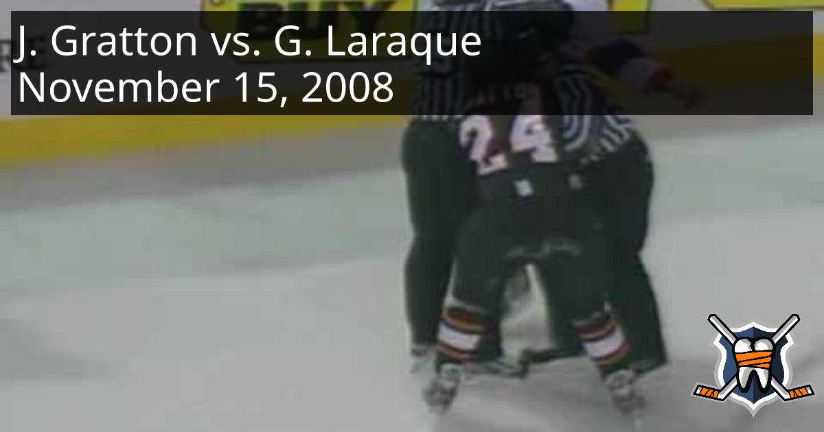 Josh Gratton vs. Georges Laraque, November 15, 2008 - Philadelphia ...