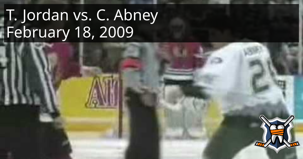 Tayler Jordan vs. Cameron Abney, February 18, 2009 - Portland ...