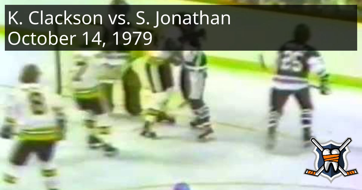 Kim Clackson vs. Stan Jonathan, October 14, 1979 - Pittsburgh Penguins ...
