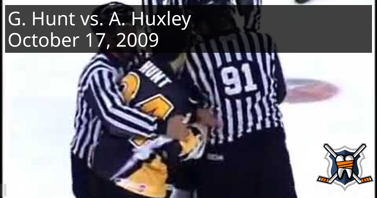 Garet Hunt vs. Adam Huxley, October 17, 2009 - Stockton Thunder vs ...