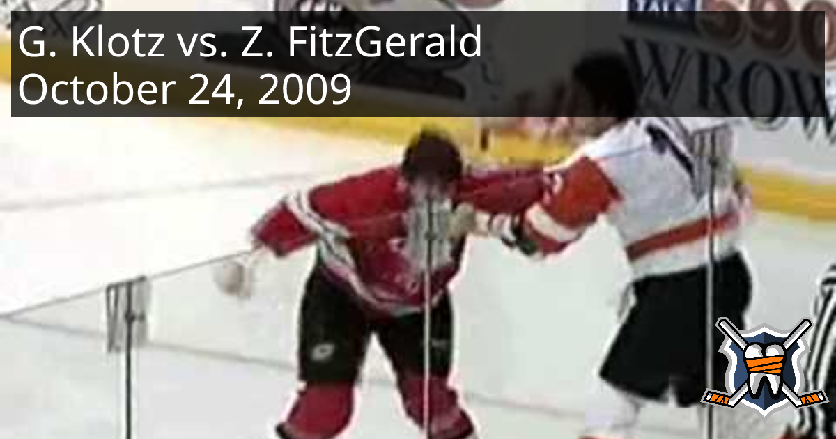 Garrett Klotz vs. Zack FitzGerald, October 24, 2009 - Lehigh Valley ...