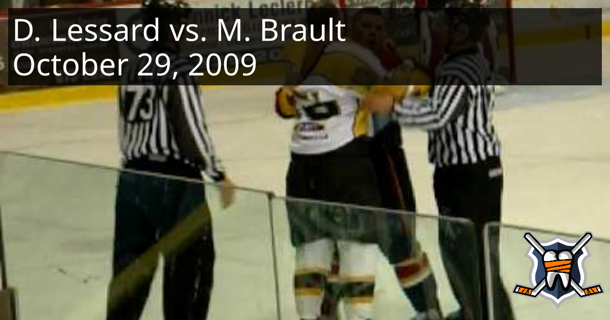 Dannick Lessard vs. Mike Brault, October 29, 2009 - 3L de Rivière-du ...