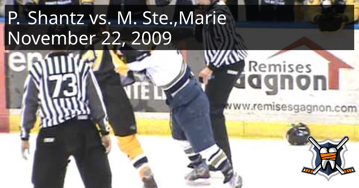 Paul Shantz vs. Mathieu Ste. Marie, November 22, 2009 - Lois Jeans de ...